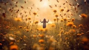 10 Spiritual Meanings Of Bees Flying Around You Or Following You