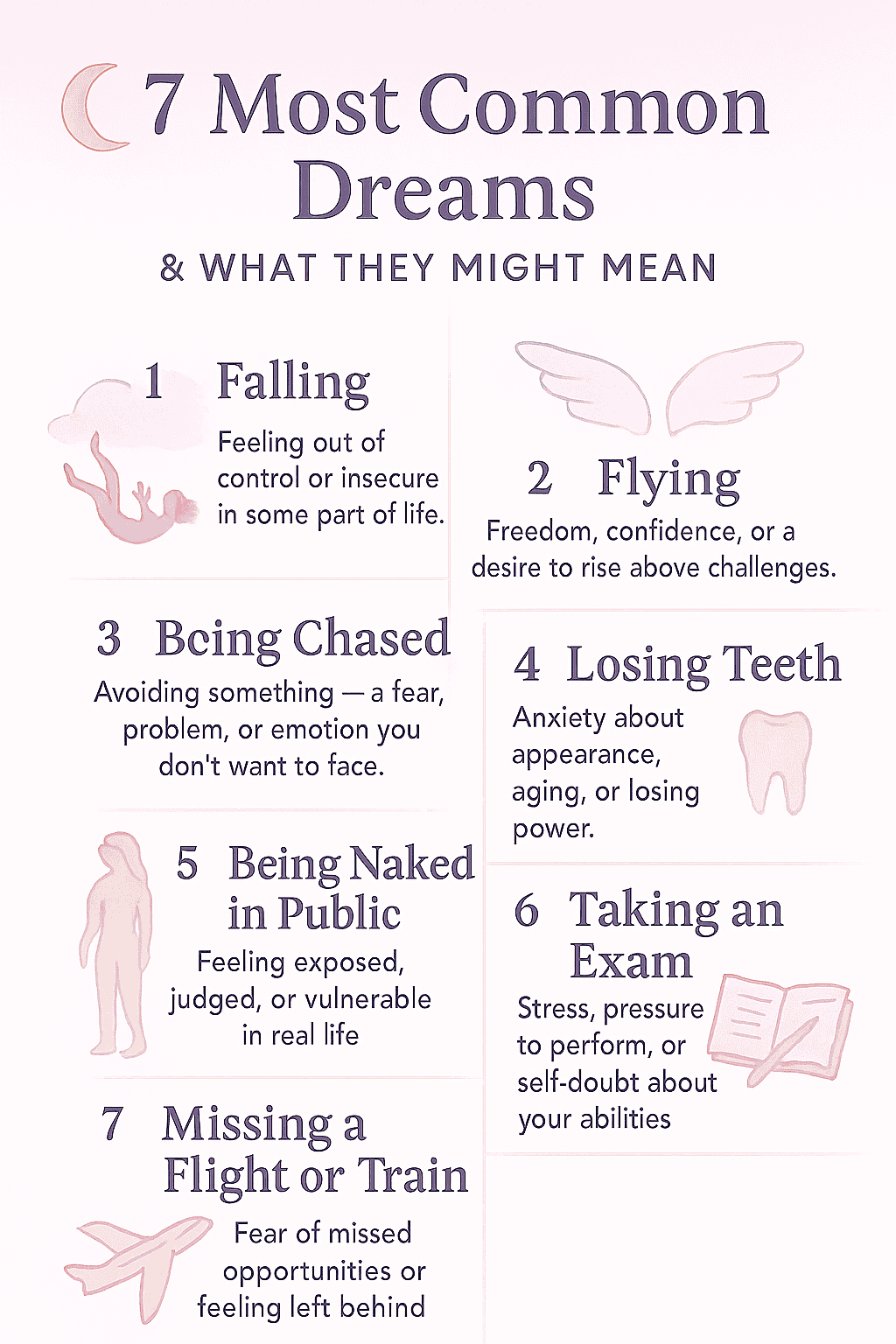 49 Most Common Dreams & What They Might Mean For You