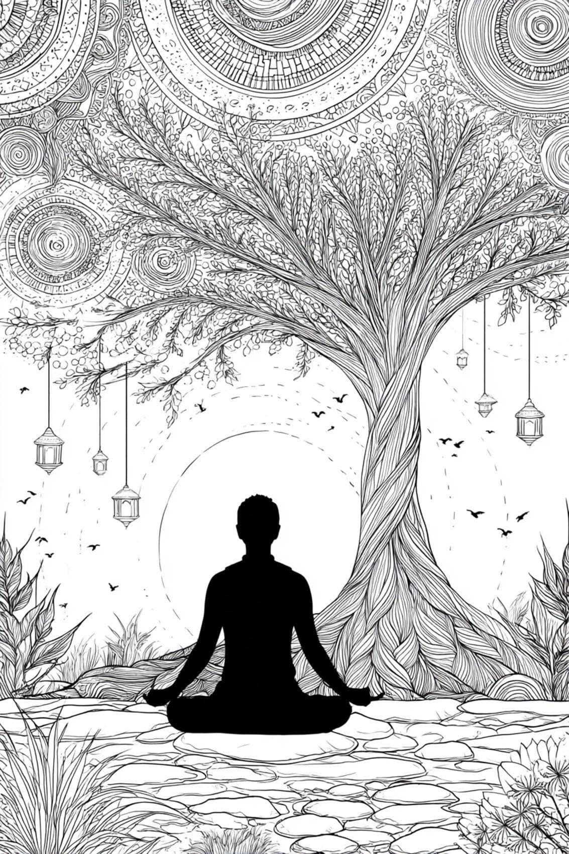 20+ Mindfulness Coloring Pages For Adults (Free Printable)